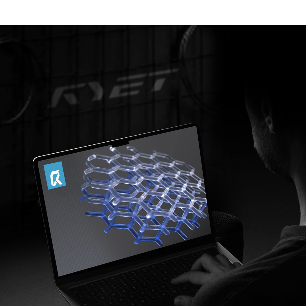RYET Carbon Racing Saddle 3D Printed Hollow 245*135/145mm Ergonomic For ...