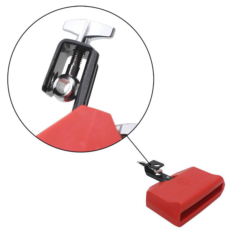 5inch 6inch Jam Block Musical Percussion Block Plastic Drum Cowbell Red ...