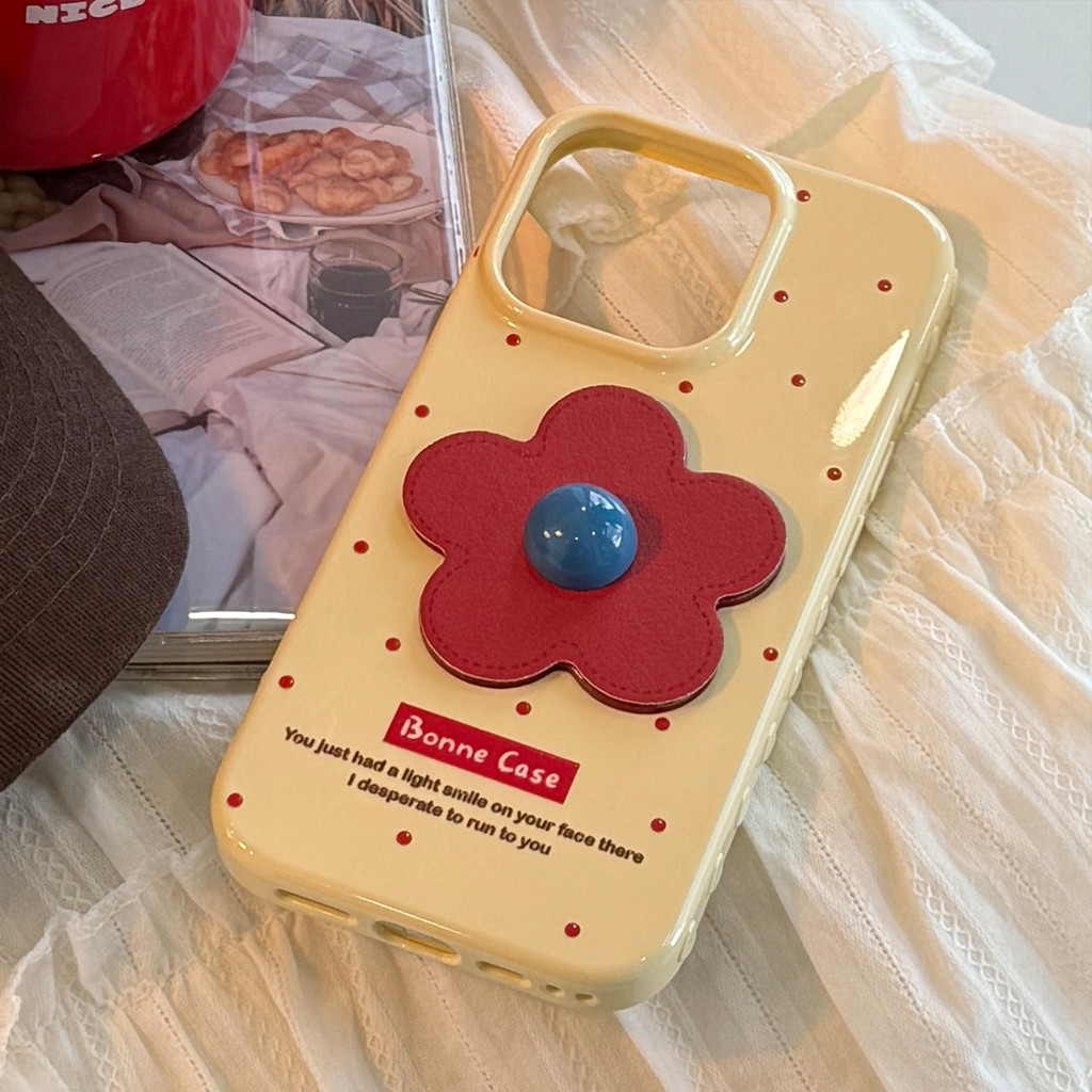 red flower apple16Phone case iphone17promax Applicable123D Skin ...