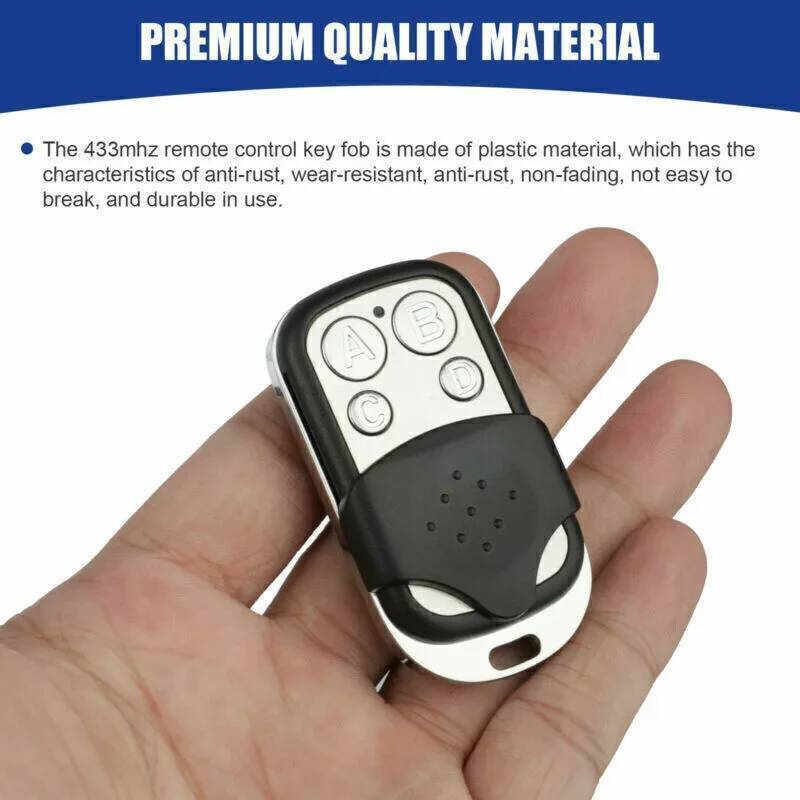 Duplior HCS301 Garage Remote Control 433mhz Gate Door Commands Opener ...