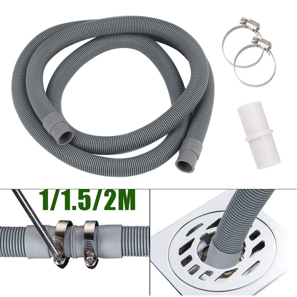 {Livest}1/1.5/2M Universal Washing Machine Dishwasher Drain Waste Hose ...