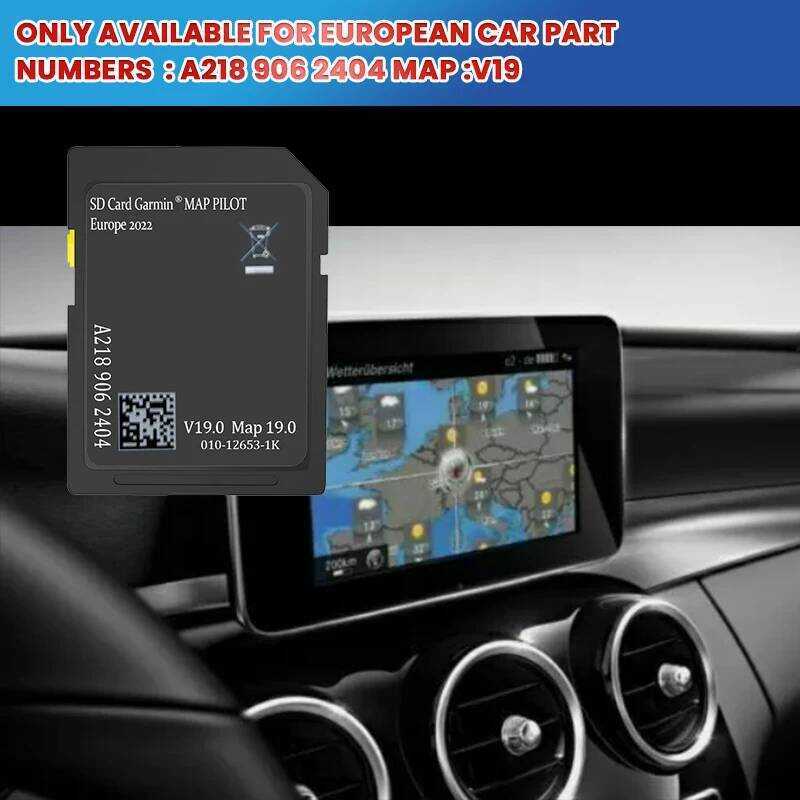NEW FOR MERCEDES GARMIN SD CARD 2023 V19 CAR NAVIGATION MAP SAT NAV GPS ...