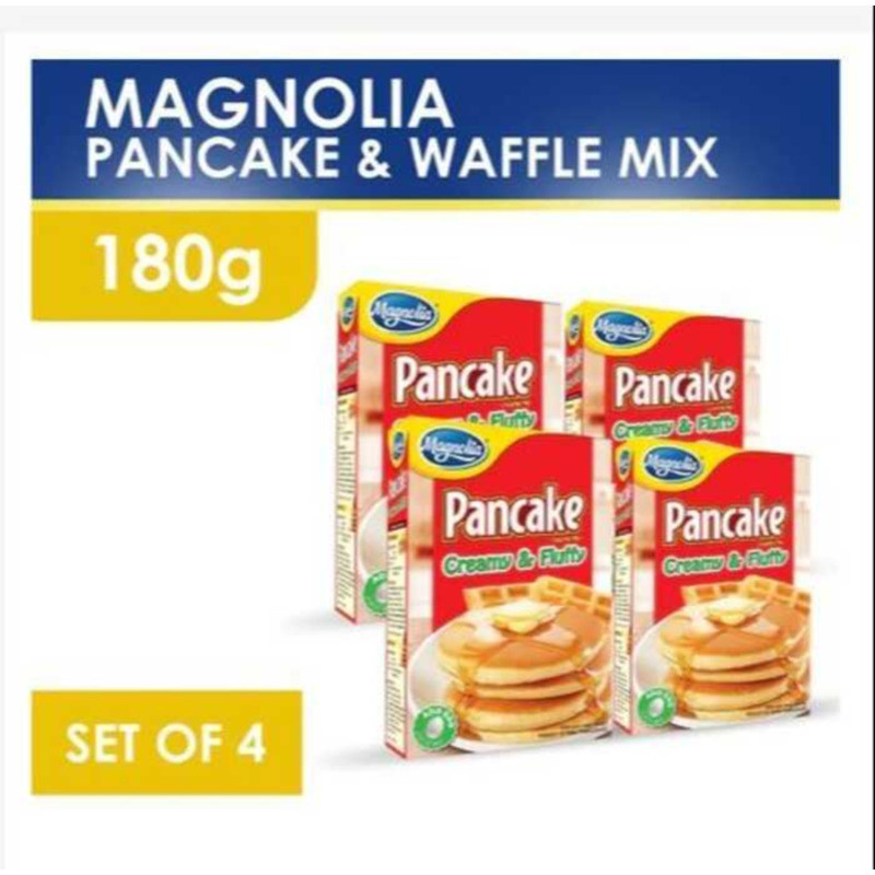 Magnolia Pancake And Waffle Mix (180G) Set Of 4 161 B44 | Shopee ...