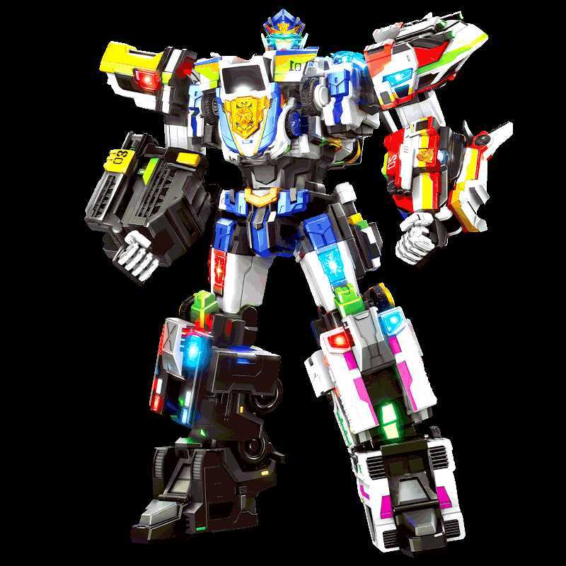 Official Mini Agents 7 Super Sentai Power 5 Combination Transforming ...