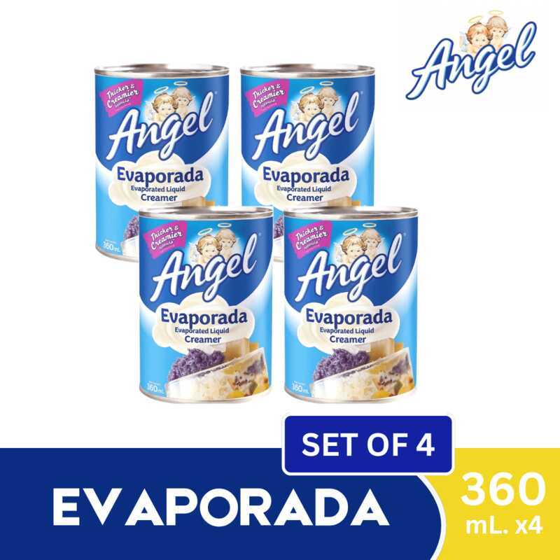 Angel Evaporada Evaporated Liquid Creamer 360Ml (Set Of 4) By MAVENS ...