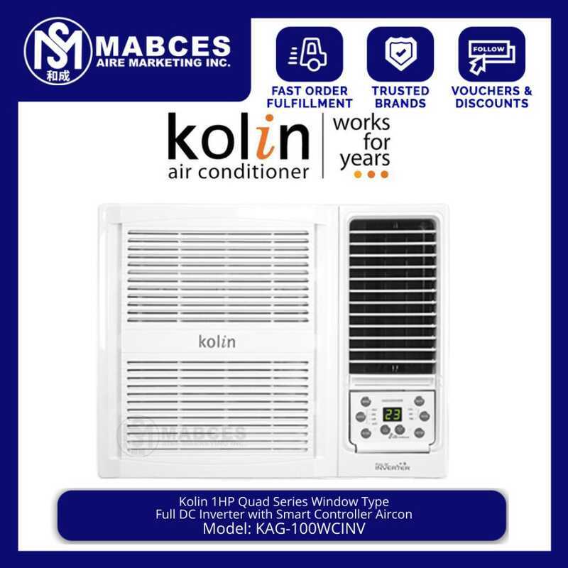 Kolin 1.0 HP Quad Series Window Type Full DC Inverter With Smart ...