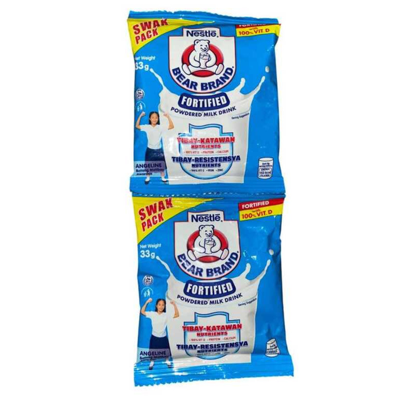 BEAR BRAND POWDER MILK DRINK SWAK PACK 8Pcs 2B4 | Shopee Philippines