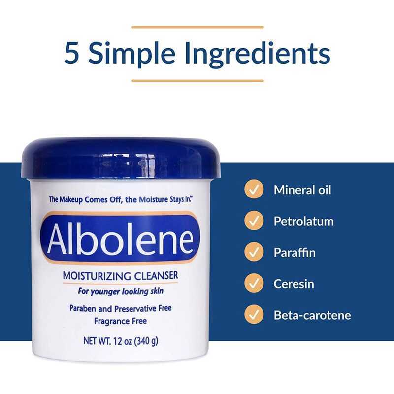Moisturizing Albolene Cleanser, Makeup Remover, 12 Oz. / 340G Cleanser ...
