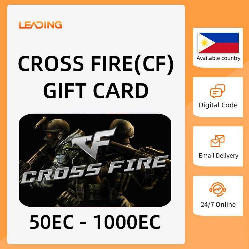 Crossfire PH CF EC GAMECLUB CDK Ecoins Philippines Gift Card Pin⚡50 Ec~1000 Denomination⚡Leadin ...