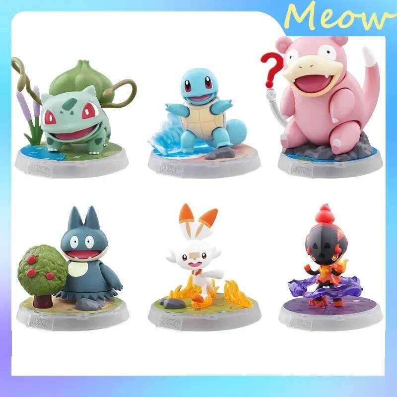 Blokees Anime Action Figures Pikachu Toy Model Charmander Psyduck ...