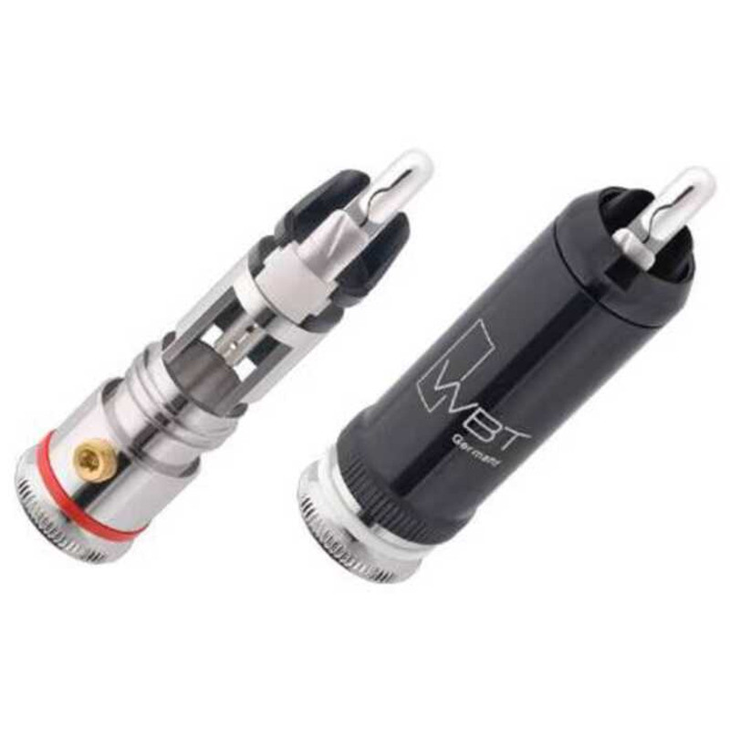 German WBT Plug WBT-0102AG Self-locking Pure Silver Terminal RCA Head 4 ...