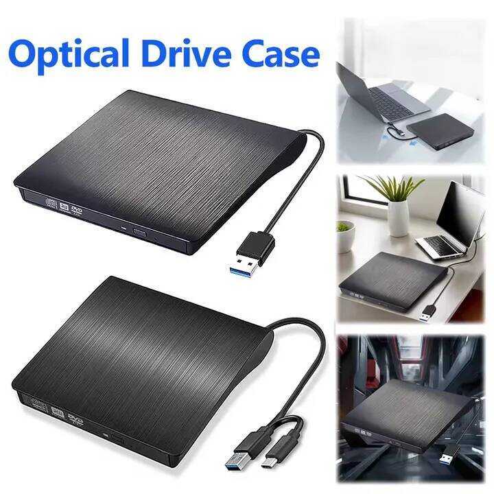 USB 3.0/Type-C Optical Drive Case 9.5Mm/12.7Mm Slim DVD External ...