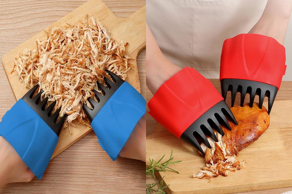 {bolilishp} Meat Shredder Tool Food-grade Silicone Shredder Handheld ...