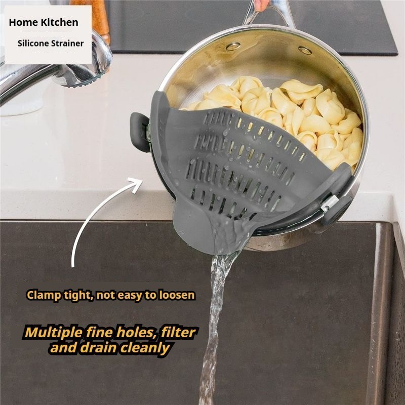 Sink Sidekick Strainer Kitchen Large Opening Colander Attaches Directly ...