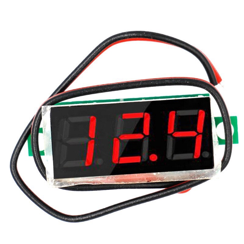 Mini Digital Voltmeter Voltage Tester Meter LED Screen Electronic Part ...