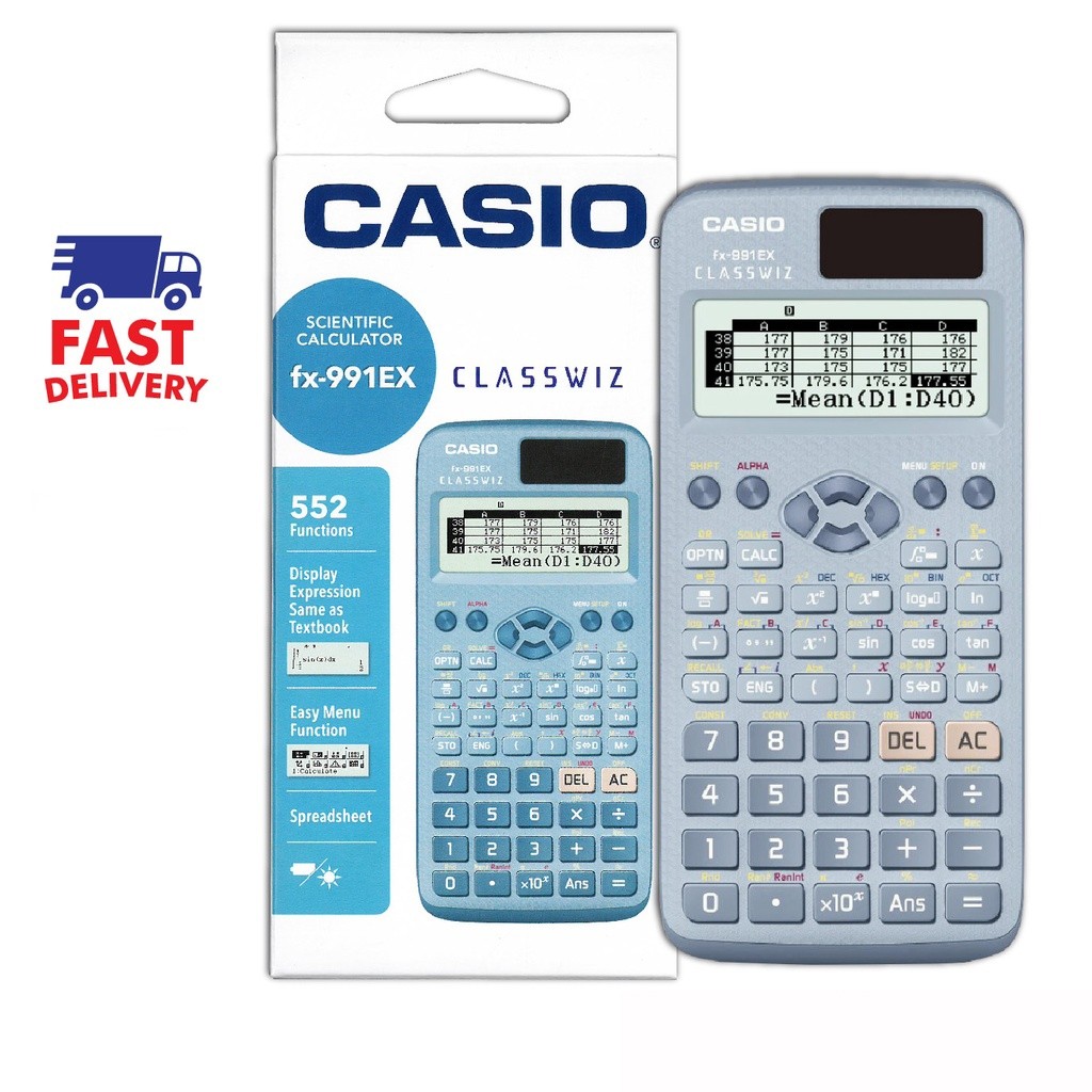 Casio Scientific Calculator - FX 991EX FX-991EX FX991ex Scientific ...