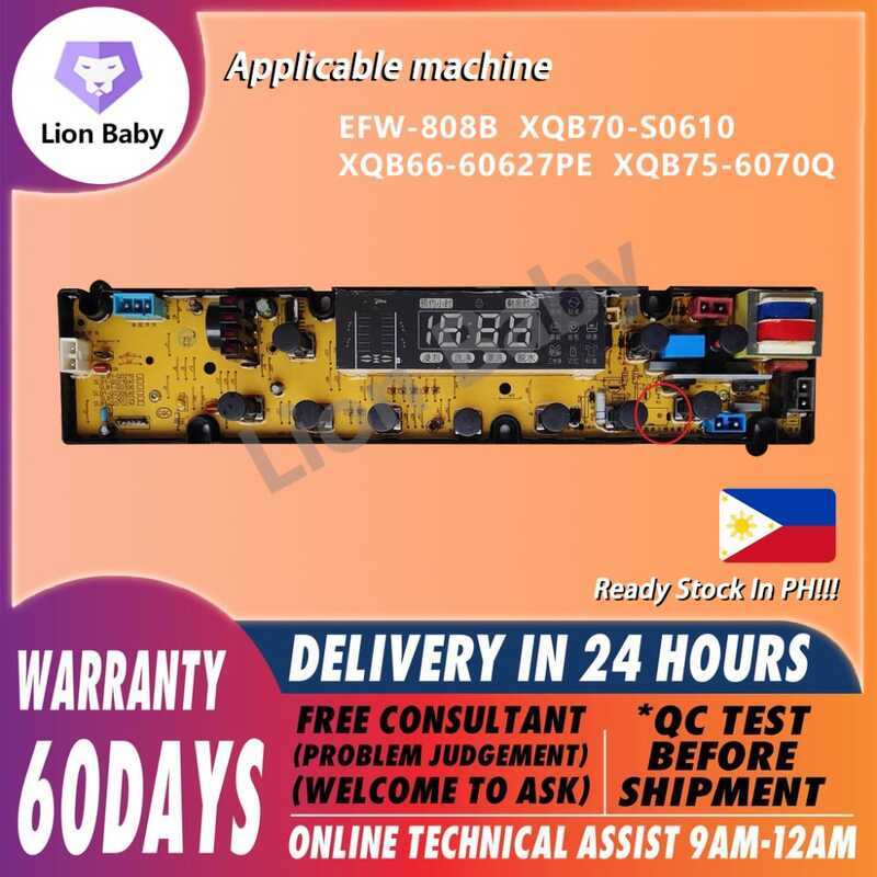 EUROTEK Efw-808B WASHING MACHINE BOARD Xqb70-S0610 Xqb66-60627Pe Xqb75-6070Q | Shopee Philippines