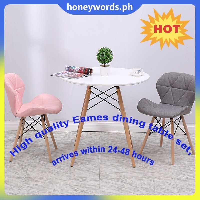 PH Nordic Wooden Round Table Modern Living Room Tea Table 80cm Dining ...