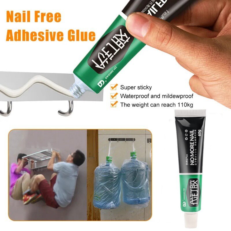 60 Grams Of Strong Punch-free Universal Glue Multi-purpose Nail-free ...