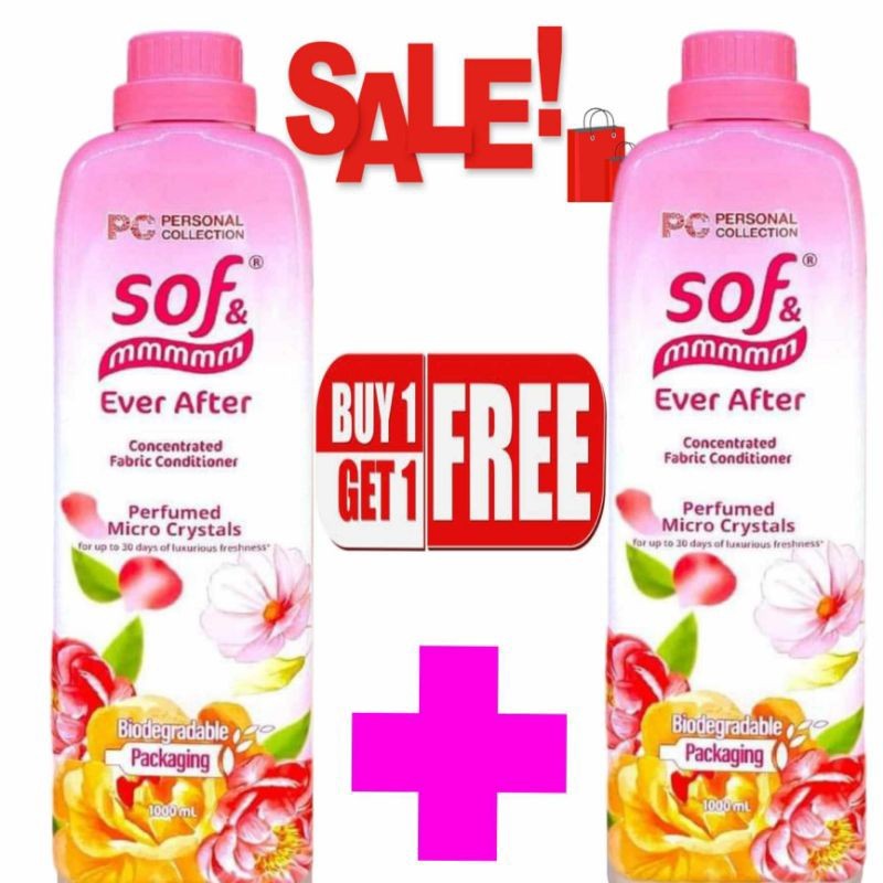 PC SOF &MMM EVER AFTER FABCON 1000ML BUY 1 TAKE 1 | Shopee Philippines