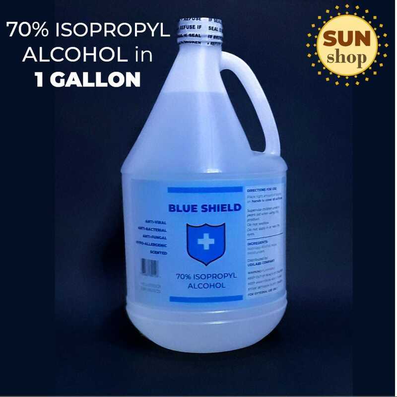 Blue Shield 70% ISOPROPYL ALCOHOL In 1 Gallon 71F | Shopee Philippines