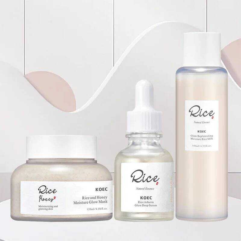 Rice Extract Deep Moisturizing Koec Rice Honey Facial Care Set Face ...