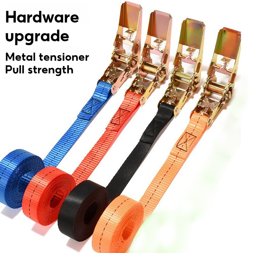 Cargo Lashing Rope Tightening Device Binding Fixation Truck Strap 2.5M ...