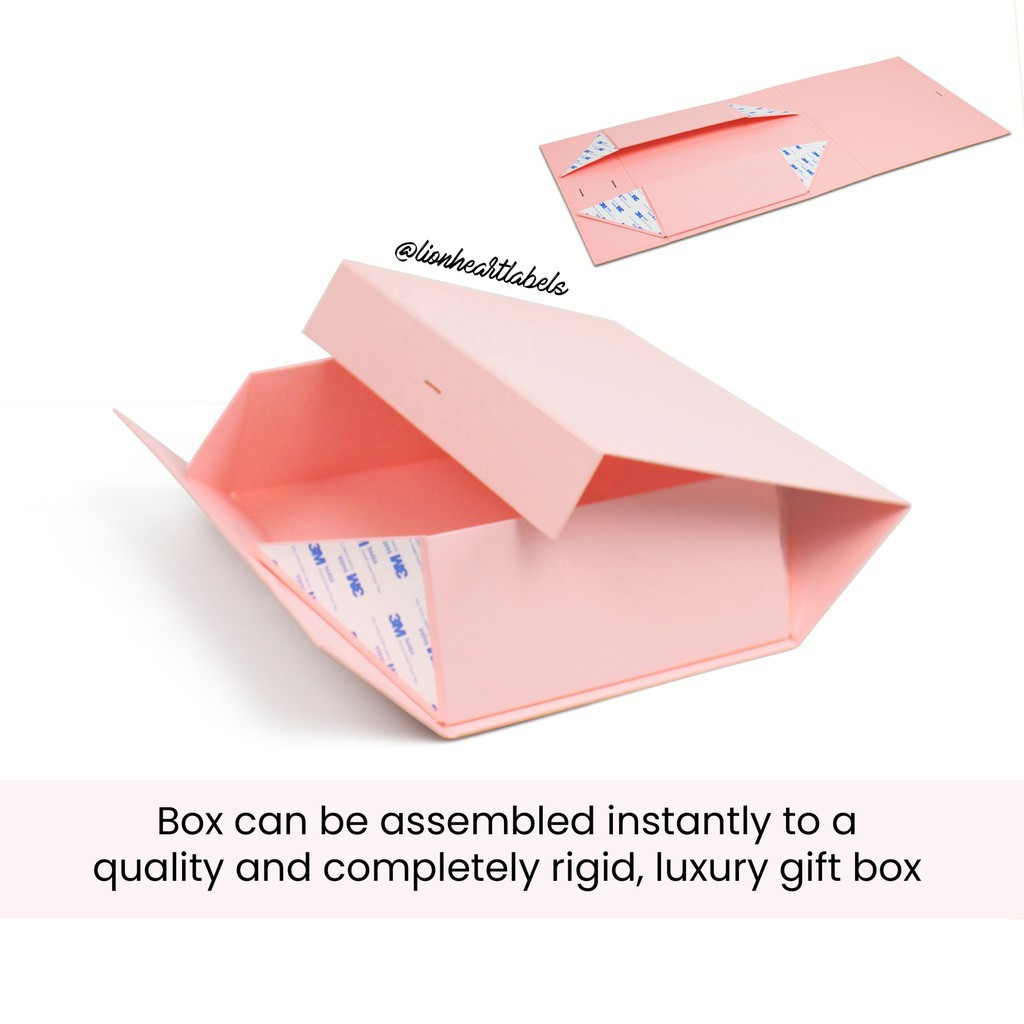 Giftbox Christmas Fliptop Gift Box With Ribbon Premium Collapsible Hard ...