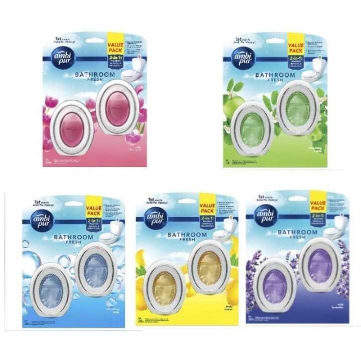 Ambi Pur Bathroom Freshener Value Pack (6Ml X 2) Air Fresh Toilet ...