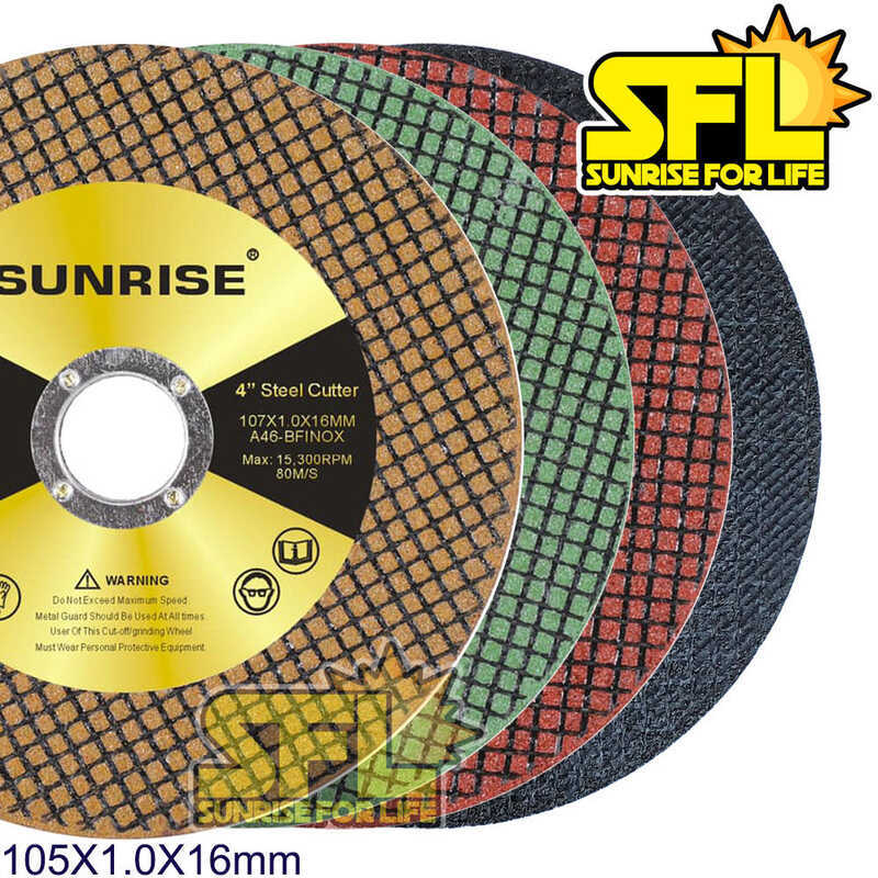 800Pcs Sunrise Cutting Disc Heavy Duty New Edition 4" SE Mother Box I ...