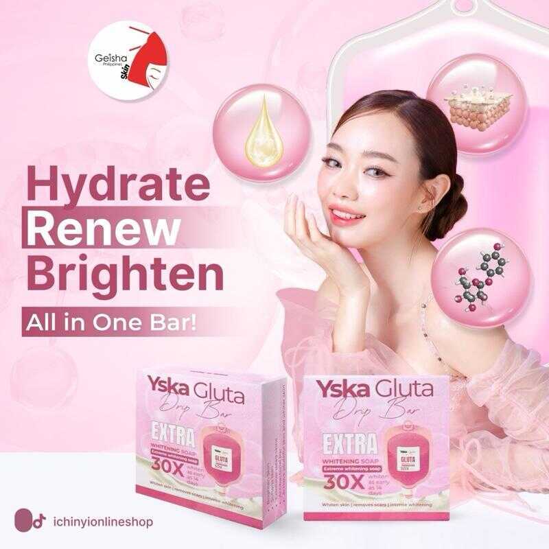 YSKA Gluta Drip Bar 30X EXTRA Whitening extreme early as 14 days whiten ...