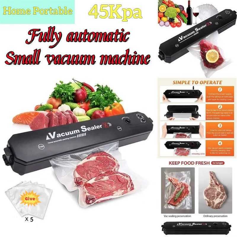 100Pcs Food Fresh Vacuum Bag Vaccum Sealer Packaging Plastic Sealed ...