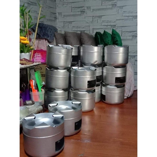 Kalan de uling (Gawa na sa tangke) Charcoal stove & Bbq Grill | Shopee ...