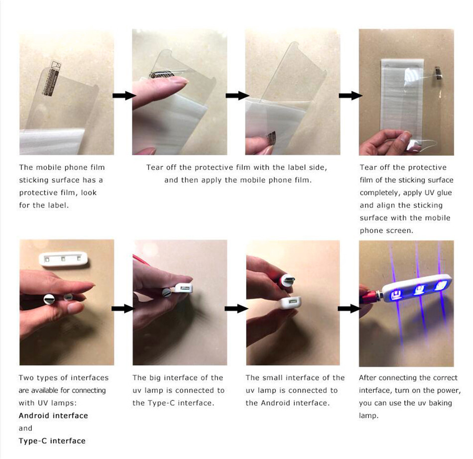 3D Curved Full Glue UV Tempered Glass For Tecno Pova Curve Spark Slim ...