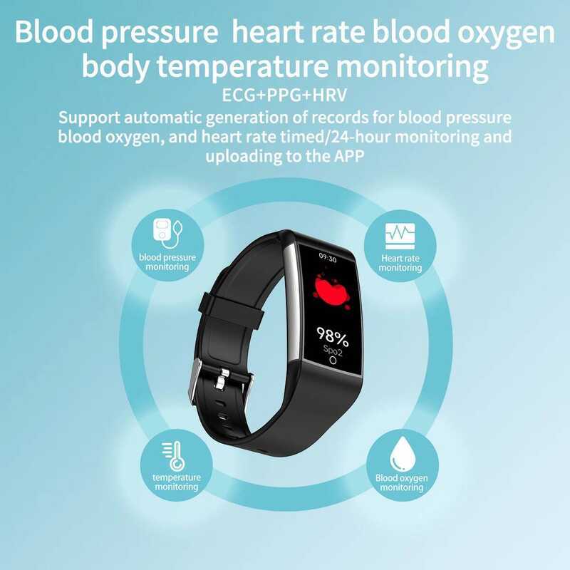 33 New 1 ECG PPG Smart Watch Women Blood Glucose Heart Rate Pressure ...