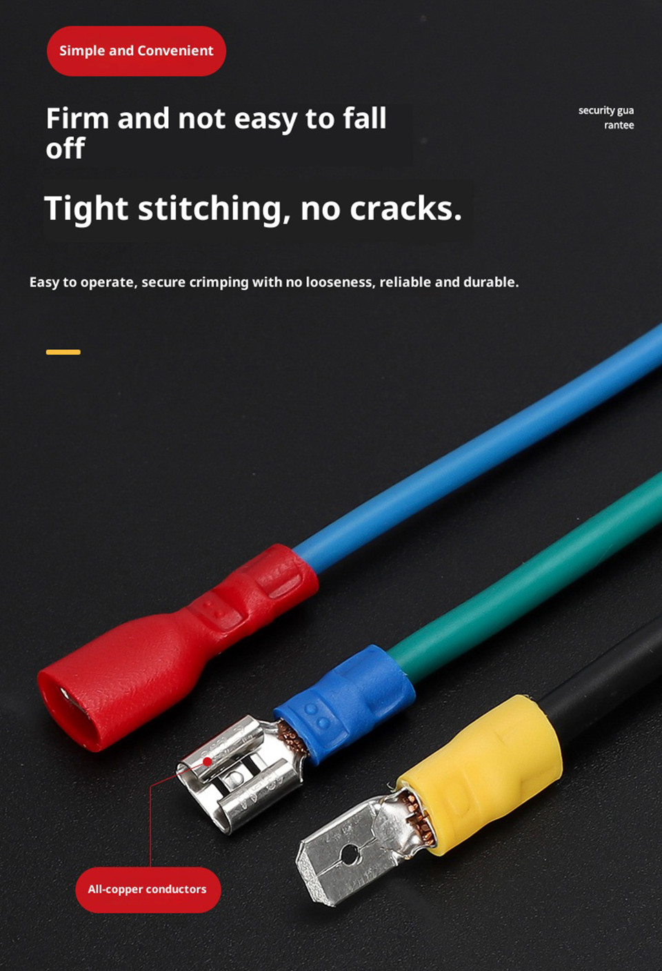 Male and Female Plug-in Terminal Block FDD/MDD/FDFD 2.8 4.8 6.3mm ...