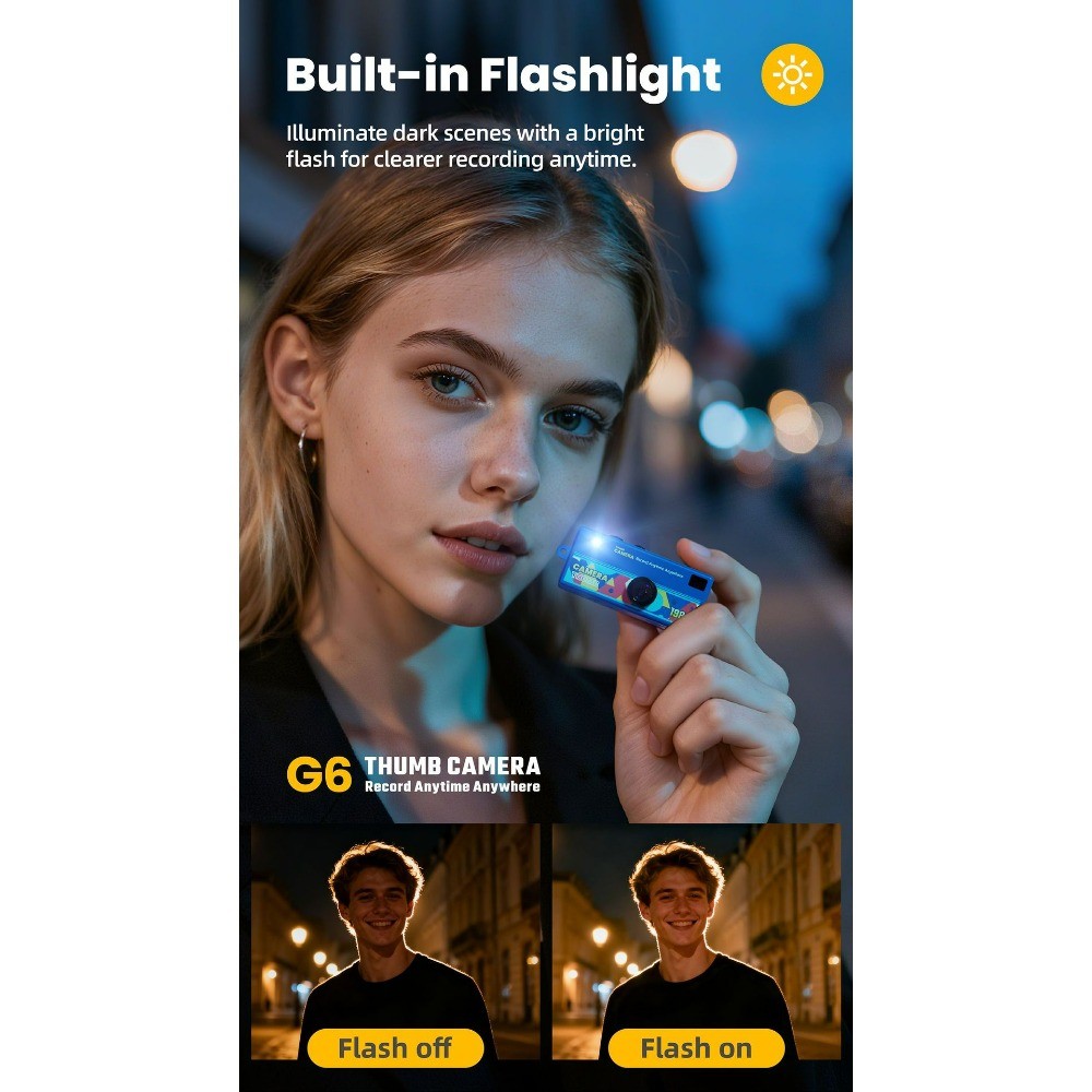 Children's Camera G6 Thumb Camera 26g Ultra Mini Portable 1080P High ...