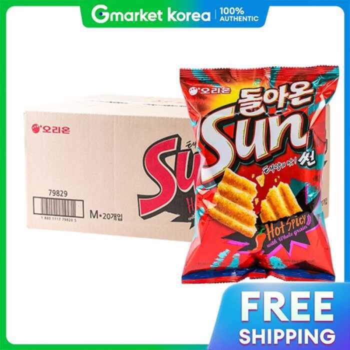 COD Orion | Sunchip Hot Spicy Flavor 64g X 24 Packs, 1 Box | Shopee ...