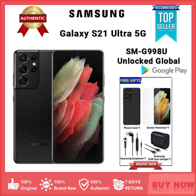 Samsung Galaxy S21 Ultra 5G 12Gb Ram+128G ROM Unlocked Original ...