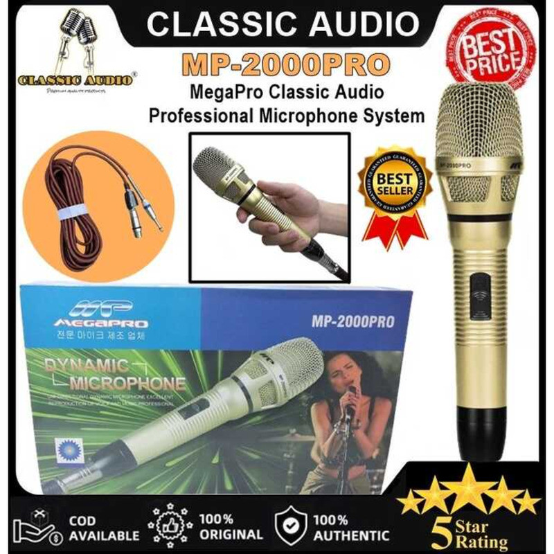 Megapro Classic Audio Mp-2000Pro NEW UPGRADED Professional Wired ...