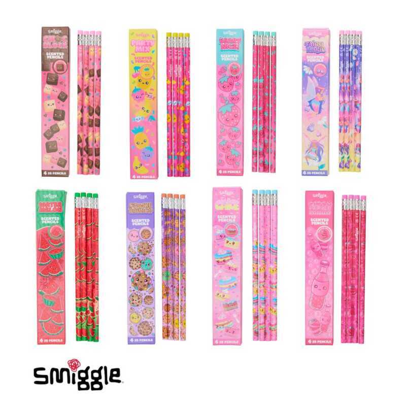 Smiggle Authentic Scented Pencil Pack Of 4 | Shopee Philippines