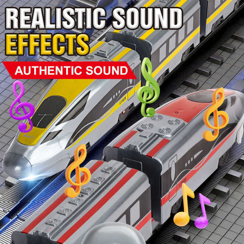 Remote Control Alloy High-Speed Train Toy - Realistic Bullet Model ...