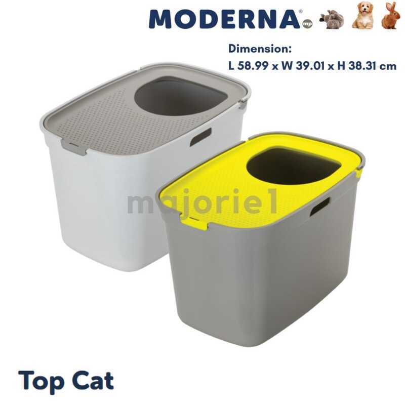 Moderna Top Entry Closed Litter Box Top Cat Or Catit Top Entry ...