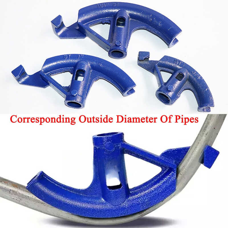 Portable Hand Tube Bending Tool 5/8 3/4 1 Inch Manual Pipe Bender ...