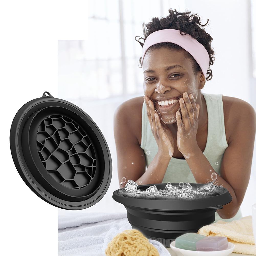 Ice Facial Bowl | Facial Cold Plunge | Collapsible Bowl For Face Ice ...