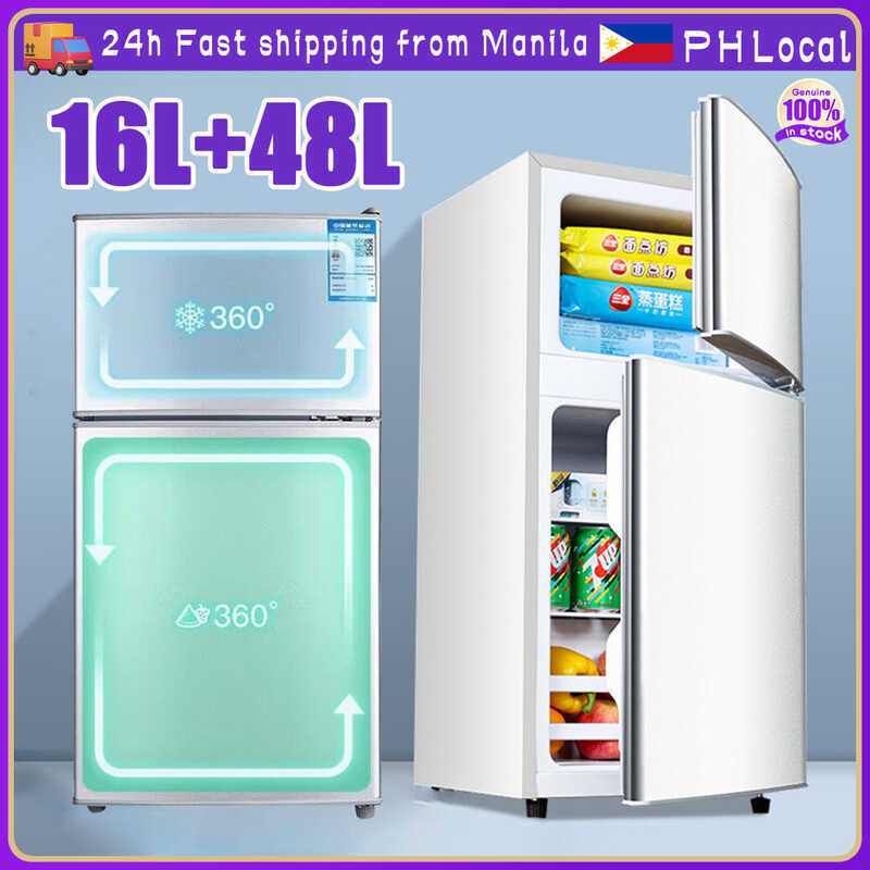Inverter with Freezer 64L Doors Household Office Ref Personal Mini ...