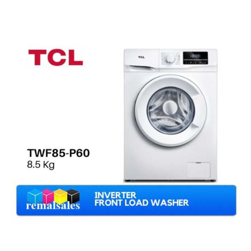 TCL Twf85-P60 8.5Kg Inverter Front Load Washer 90B | Shopee Philippines