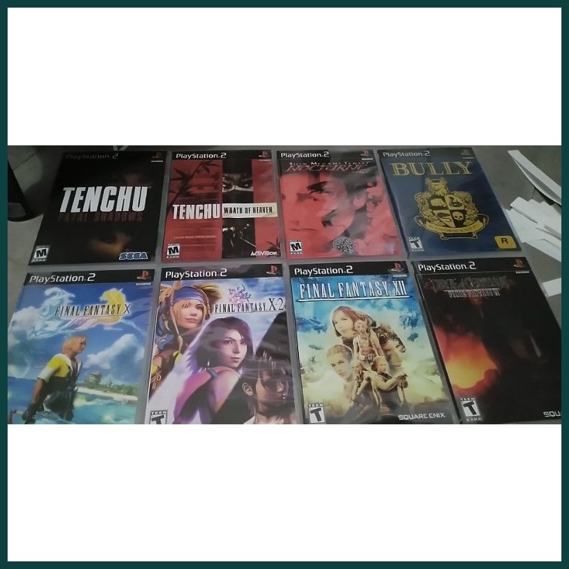 ☪ PS2 PS3 PS4 PSP PS Vita PlayStation Game Cover Art Replacement ...