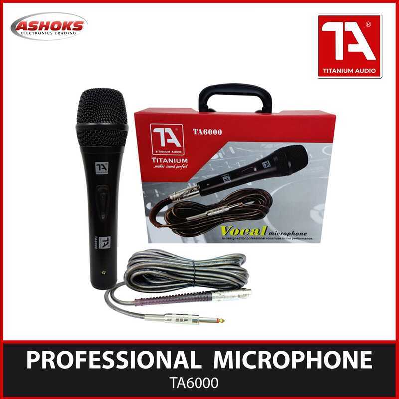TA 6000 Ta6000 Professional Wired Microphone / Titanium Audio 1Df ...