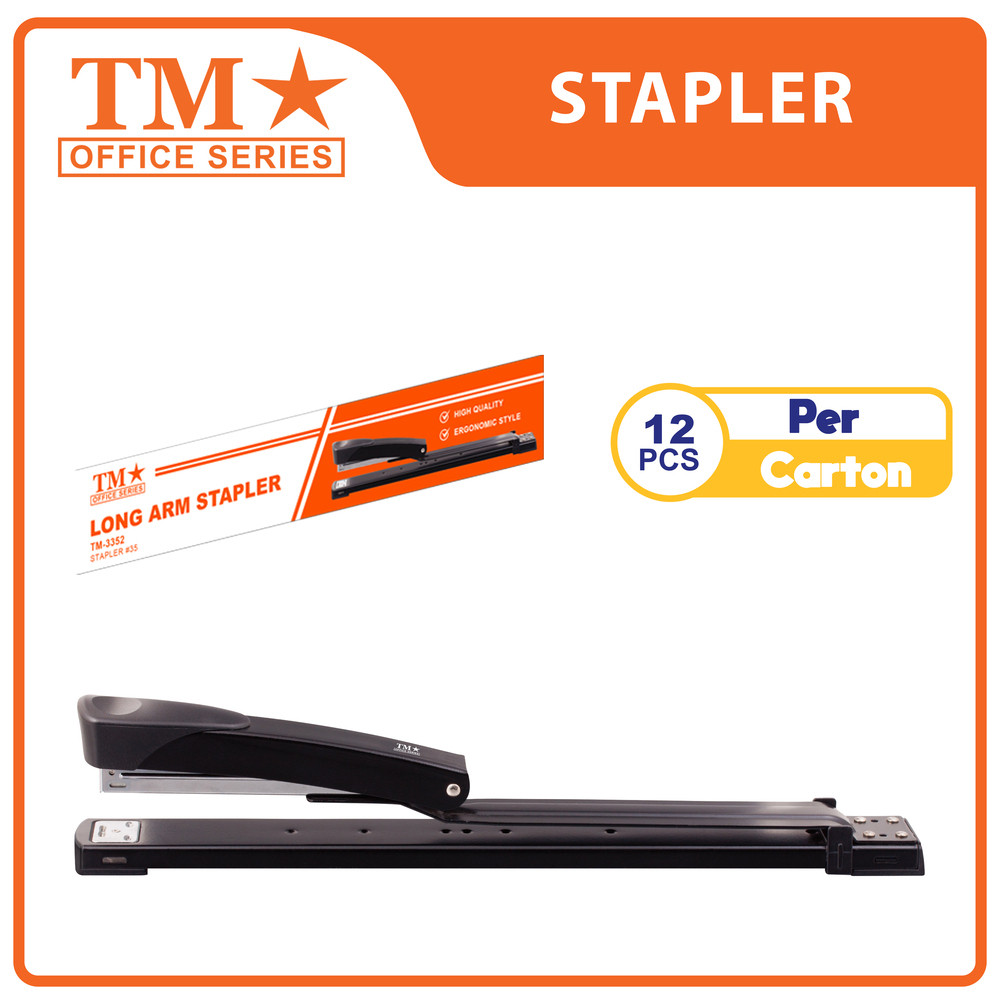 TM 12 pcs Stapler #35 Long Arm (TM-3352) | Shopee Philippines
